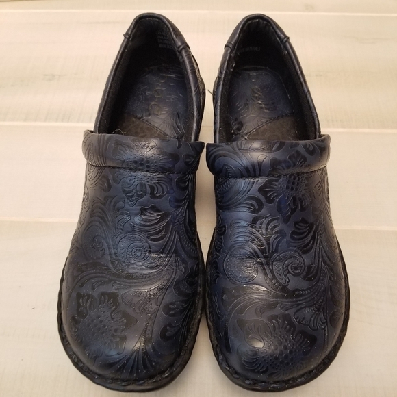 b.o.c. | Shoes | 65m Boc Peggy Clogs Navy Floral Embossed | Poshmark